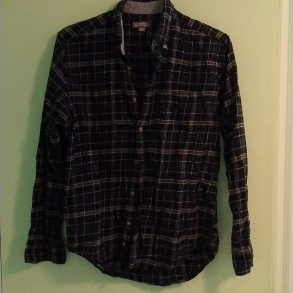 Eddie Bauer | Shirts | Eddie Bauer Plaid Flannel Shirt | Poshmark